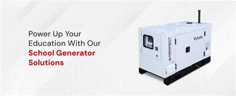 Power Up Education With Our School Generator Solutions