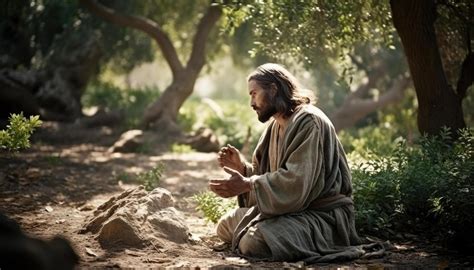 Jesus Praying In Gethsemane