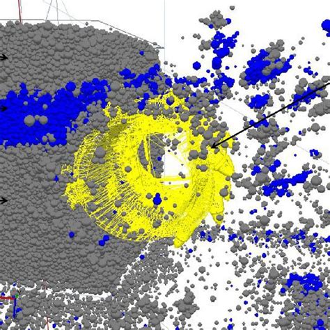 The Discrete Element Simulation Of Drum Cutting Coal Rock Download Scientific Diagram