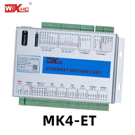 4 Axis Mach3 Motion Control Card CNC Controller Card Breakout Board Ethernet Port CNC