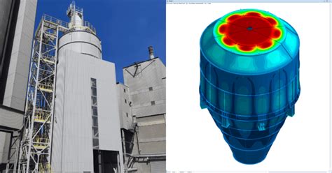 Steel Structure Analysis Of A Bypass Dust Silo With Fem Design
