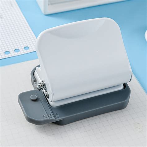 Adjustable 6 Hole Punch Metal Six Hole Puncher For Planners And 6 Ring