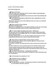 Lecture Sex Work Outline Doc Lecture Sex Work Outline Land Acknowledgement What