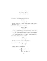 HW ISYE Pdf ISyE HW Consider The Following Linear Optimization Problem Min S T