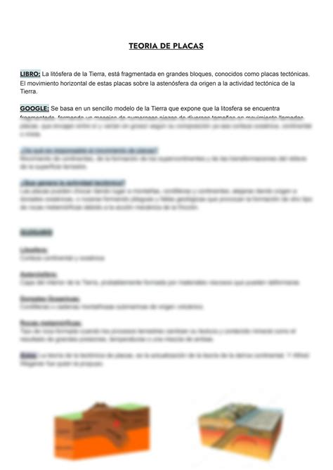 Solution Geografia Teoria De Placas Studypool