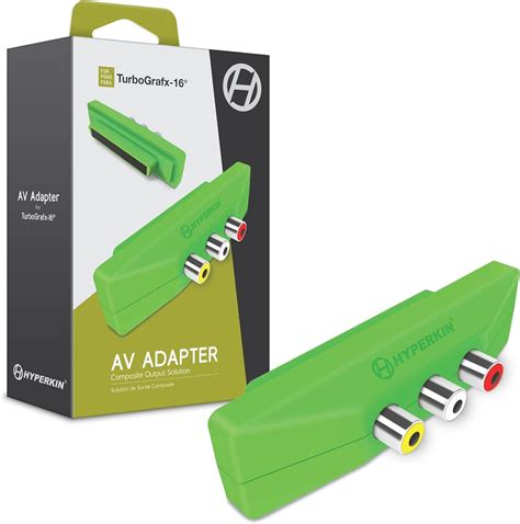 Av Adapter Composite Output Converter [hyperkin] Turbografx 16 Retro Mtl