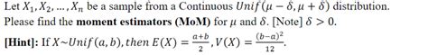 answered let x1 x2 xn be a sample from a… bartleby