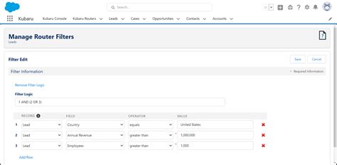 Adding Filters Kubaru