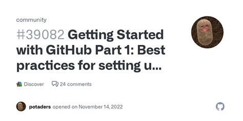 Getting Started With Github Part 1 Best Practices For Setting Up Your