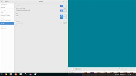 Appmenu Application Menu Gnome Tweaks Toggle On Off Reverse Function Ubuntu Ask