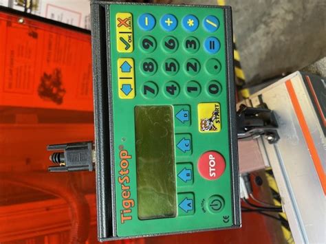 Used Tigerstop 3 Automated Pusher Stop Demo Unit Edward B Mueller Co Inc