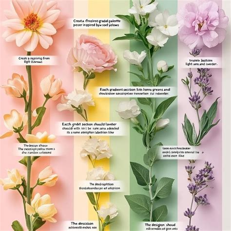 Spring Gradient Poster Premium Ai Generated Image