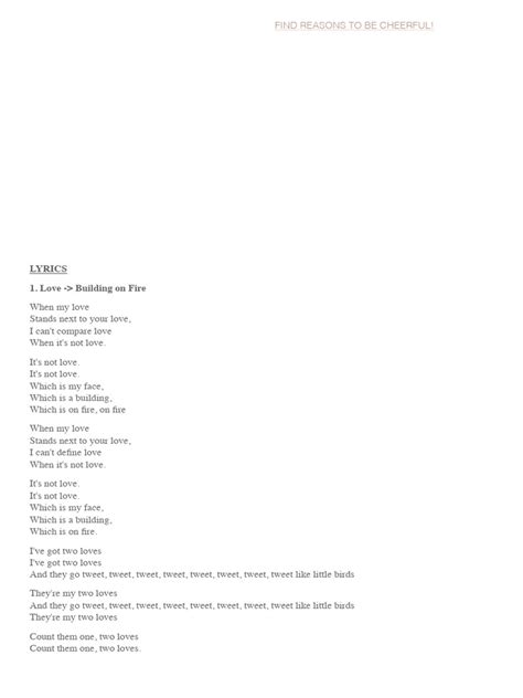Talking Heads Lyrics And Credits Pdf