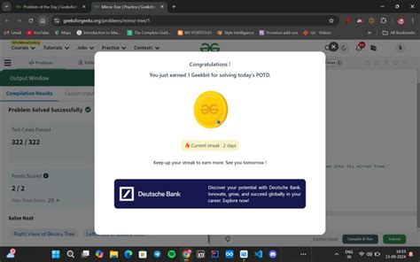 Katta Sunil Kumar On Linkedin Geekstreak2024 Codingchallenge Developerjourney Potd