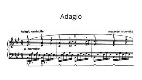 Alexander Morovsky Adagio In A Major Youtube