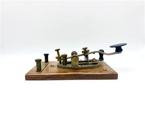 1930s Signal Telegraph Straight Key Morse Code Tapper Iapello Arts