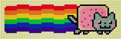 Pixel Art Nyan Cat By Kyuubi 1993 On Deviantart