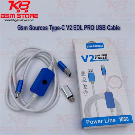 Gsm Sources Type C V2 Edl Pro Usb Cable