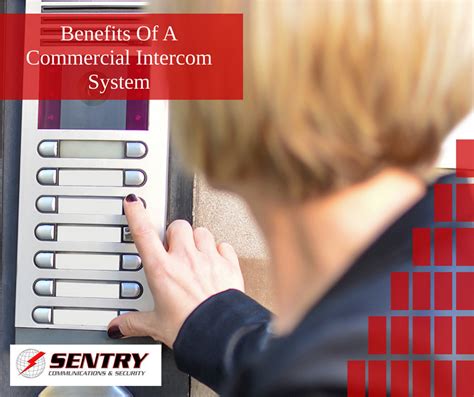 Commercial Intercom System Benefits Sentry Communications Security