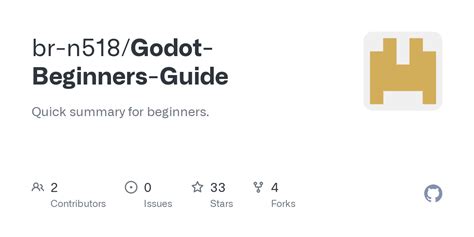 Godot Beginners Guide Godot Guide Md At Master Br N Godot Beginners Guide GitHub