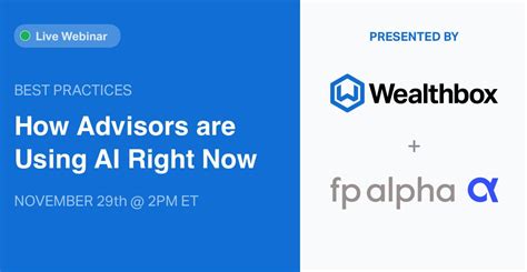 wealthbox on linkedin 📣 new webinar announced join fp alpha