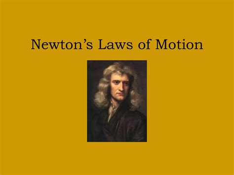 Newtons Laws Powerpoint Newppt