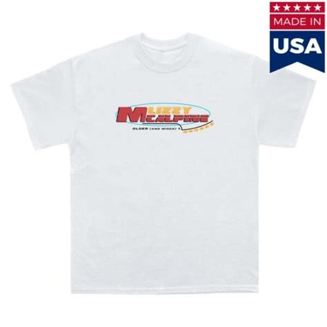 Lizzy Mcalpine Merch Store Older And Wiser Guitar Tee White Newest