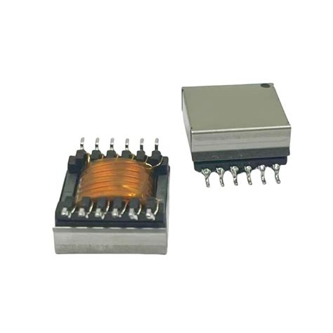Efd20 Horizontal High Frequency Transformer With Iron Case Smd