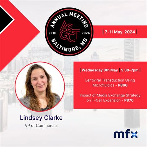 Mfx On Linkedin Ascgt2024 Cellandgenetherapy Cgt Advancedtherapies Bioprocessing Mfx