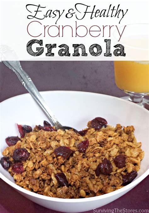 Homemade Granola Cereal Recipe Gluten Free And Delicious