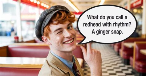 300 Ginger Jokes Thatll Make You Laugh Out Loud Joke Giggle