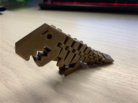 3d Printing Flexi Rex With Stronger Links・cults