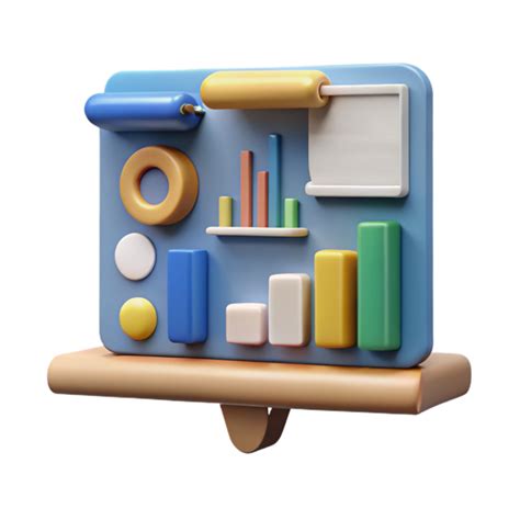 Elegant Artistic Data Presentation In Research Lab Cutout Genuine 58015251 Png