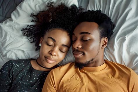 Affectionate Black Couple Embracing In Tender Moment Of Intimate