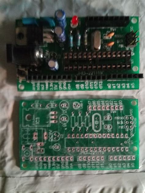 Home Made Pth PCB For Arduino Shild Can Use As Target PCB For Program And Design By Me For