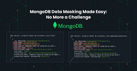 Databasesecurity Datamasking Mongodb Dataprotection Compliance Pii Financialdata