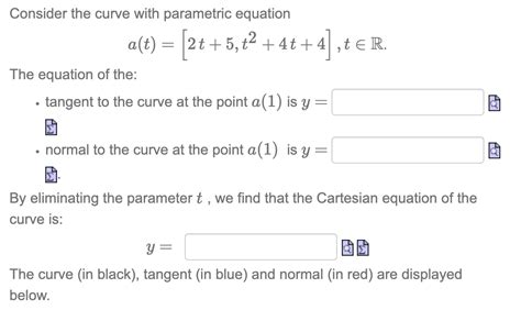 Solved Consider The Curve With Parametric Equation Chegg