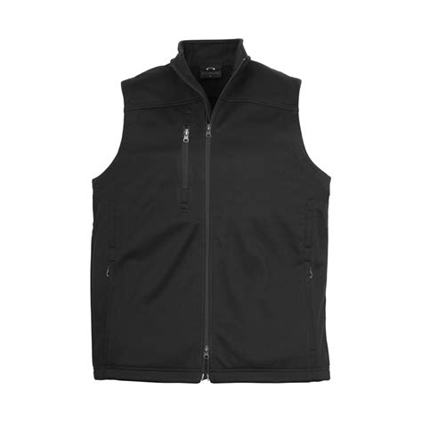 Decorated Mens Softshell Vests Corporate Wear Promotion Products