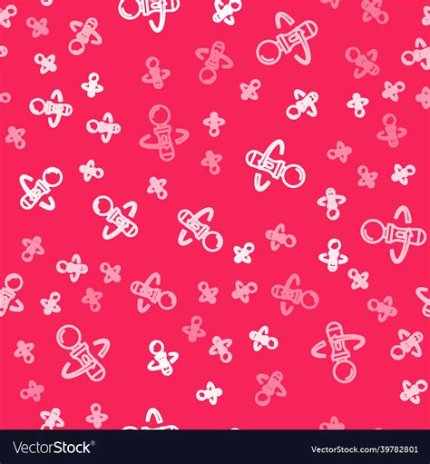 White Line Vr Controller Game Icon Isolated Vector Image