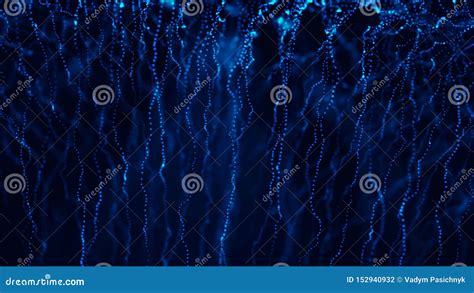 Wave 3d Big Data Visualization Data Technology Background Abstract