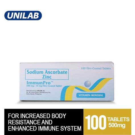 Mainit Na Benta Immunpro Sodium Ascorbate With Zinc 100s For Increased