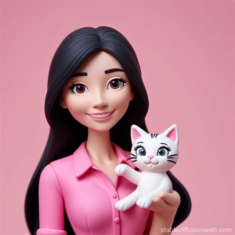 Wearing A White Shirt And A Cute Bondage Frilly Overall Prompts