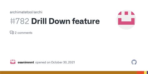 drill down feature · issue 782 · archimatetool archi · github