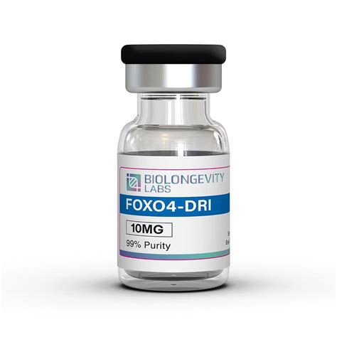 Buy Foxo4 Dri 10mg Proxofim 99 Purity Usa Made Peptide
