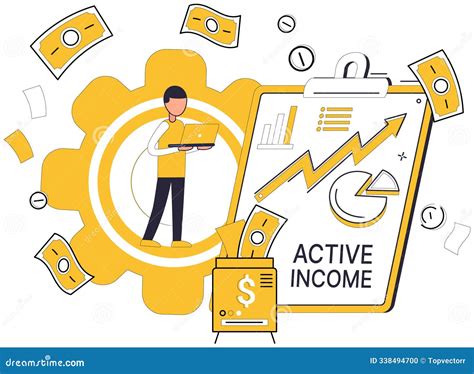 Income Income Flows Through Economy Irrigating Fields Progress Stock