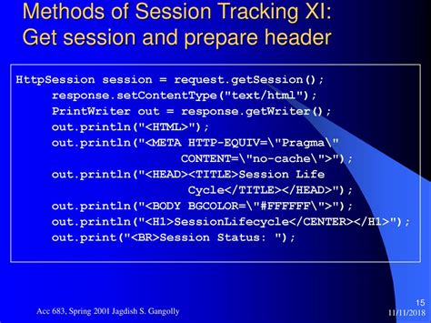 Java Servlets Ii Session Tracking Ppt Download