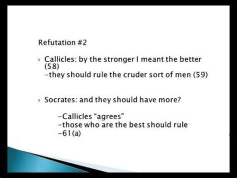 Platos Gorgias Socrates And Callicles Part 2 Youtube