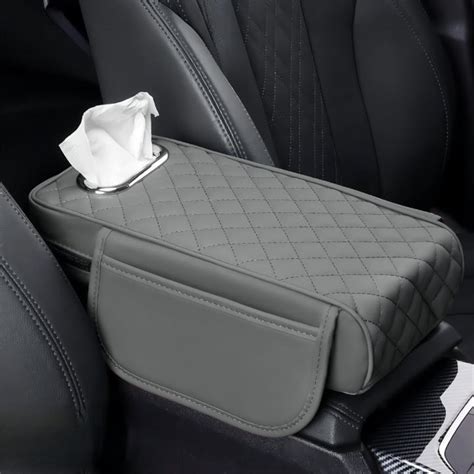Arm Rest Cushion With Tissue Box Option All Colors For All Cars Suvs