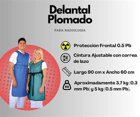 Delantal Plomado Para Rayos X