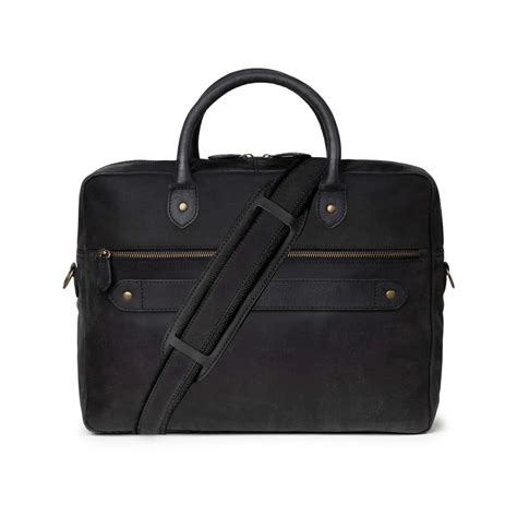 Hugo Leather Briefcase Office Laptop Bag Drakensberg